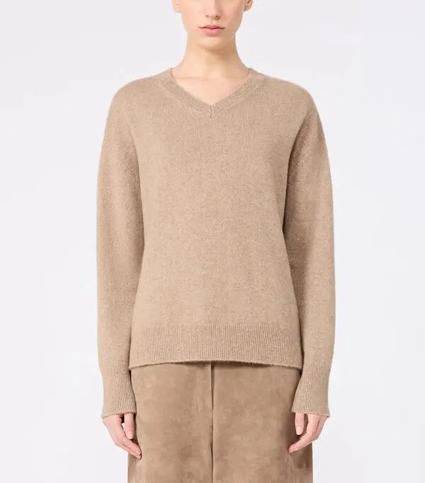 Max Mara Cashmere V-neck Sweater