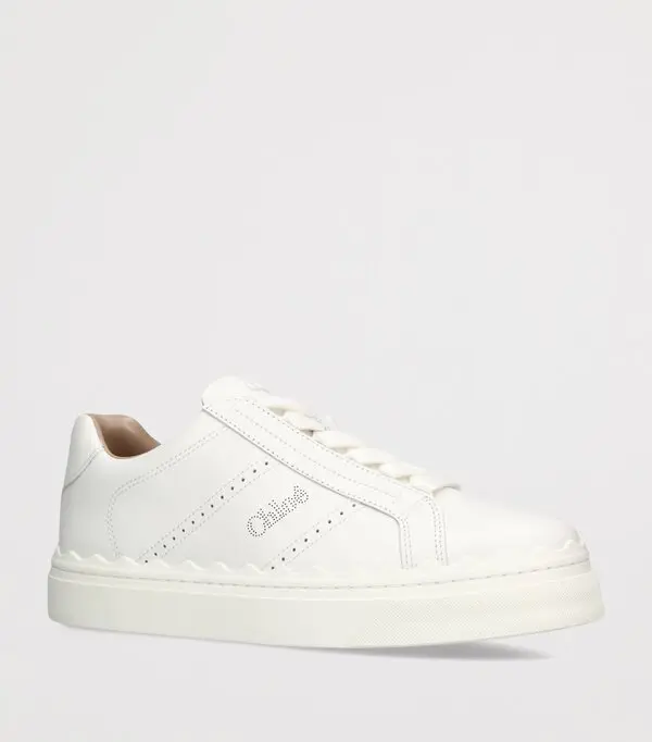 Chloé Leather Lauren Sneakers