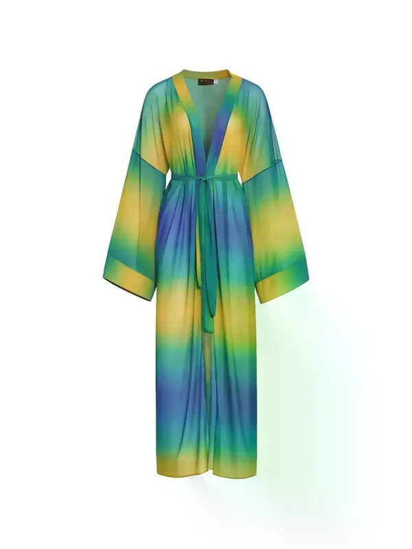 AMIR SLAMA X Tati Barbieri Gradient-effect Beach Cover-up