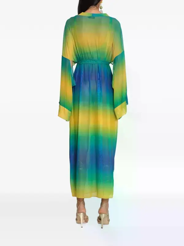 AMIR SLAMA X Tati Barbieri Gradient-effect Beach Cover-up