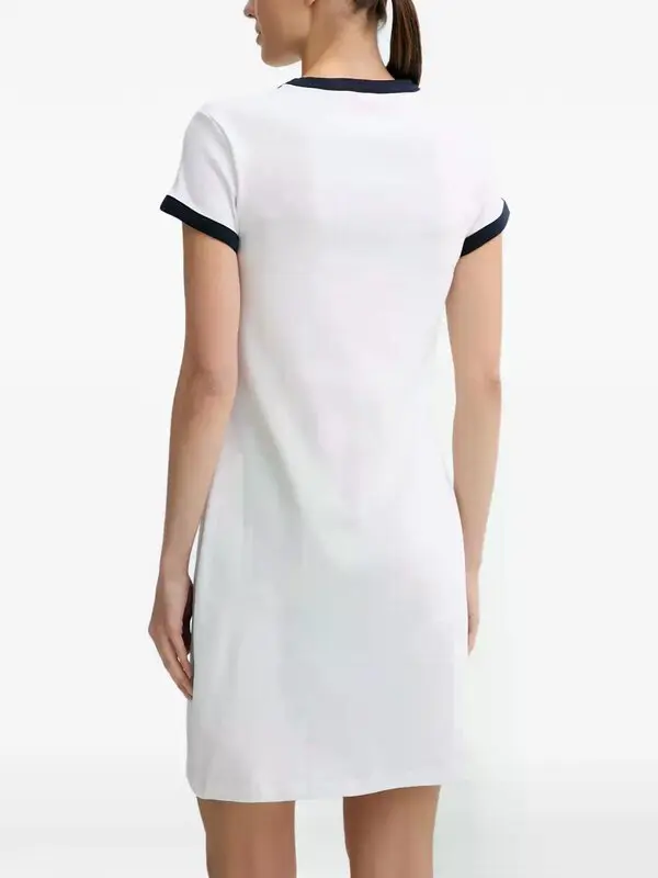 Guess Logo-embroidered Mini Dress