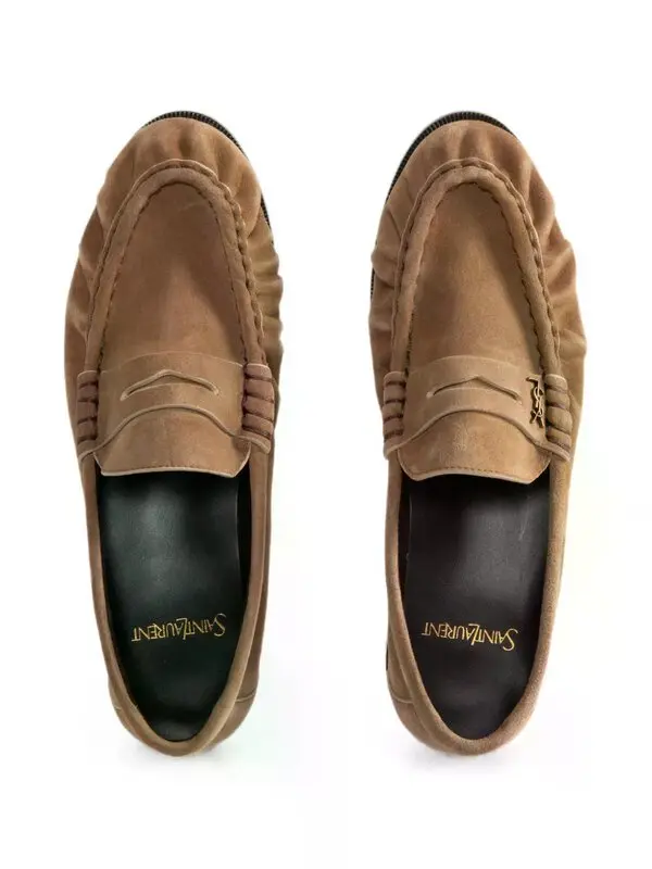 Saint Laurent Le Loafer Loafers - Neutrals