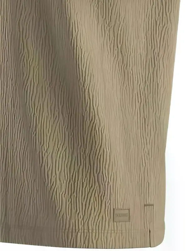 Hugo Crinkled Polo Shirt - Neutrals