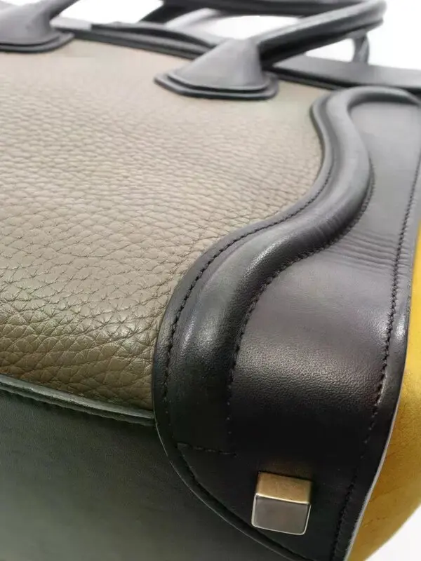 Celine 2000s Micro Luggage Tote Bag - Black