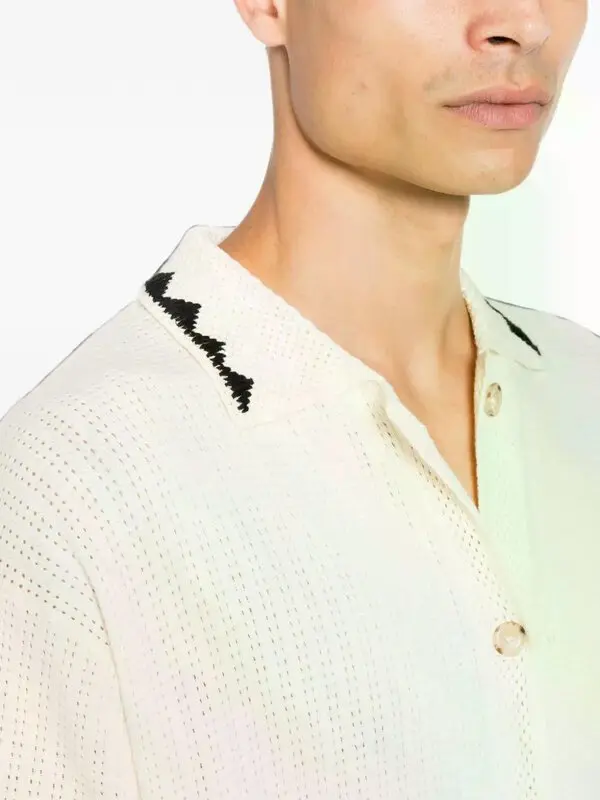 Commas Triangle-embroidered Shirt