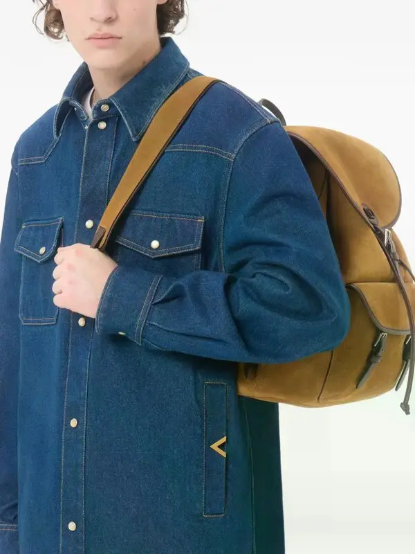 Valentino Garavani Denim Shirt With Vgold