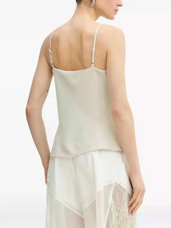 Guess Logo-plaque Spaghetti-strap Tank Top