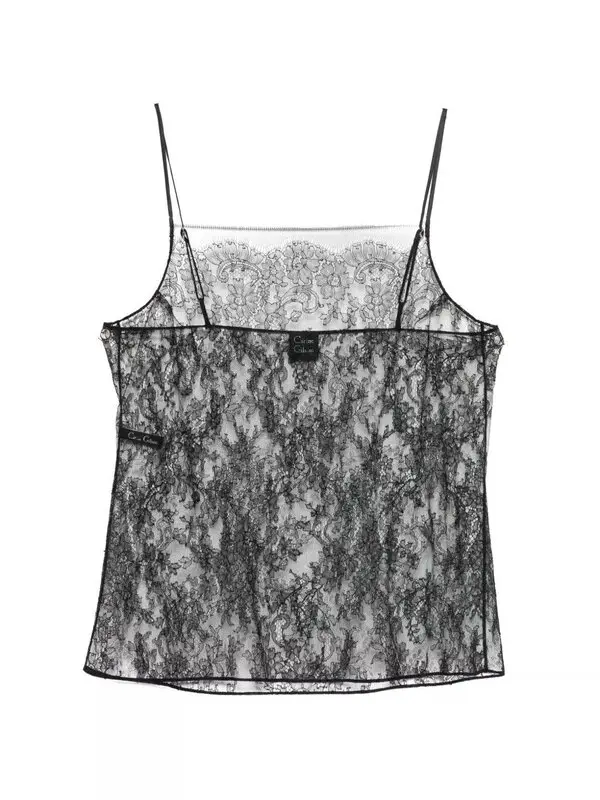Carine Gilson Lace Camisole - Black