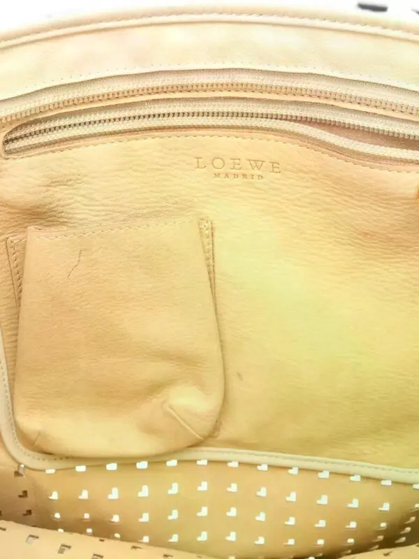 Loewe 2000s Perforated Shoulder Bag