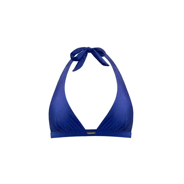 MONARCH Gisele Halter Neck Bikini Top Ultramarine - Blue