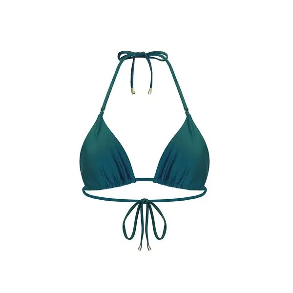 MONARCH Kaia Triangle Bikini Top Emerald - Green