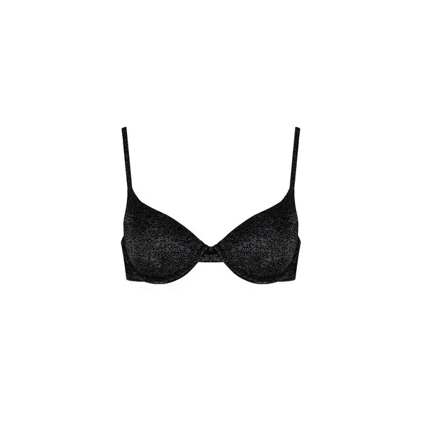 MONARCH Stella Underwire Bikini Top Metallic - Black