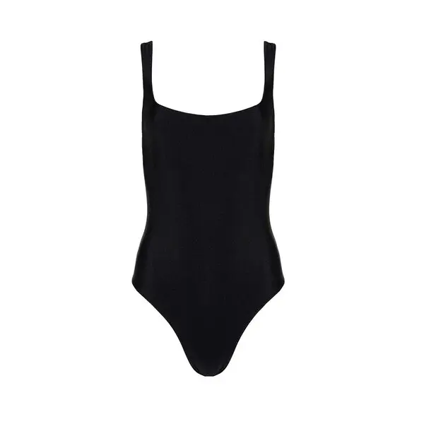 MONARCH Selena Square Neck One Piece - Black