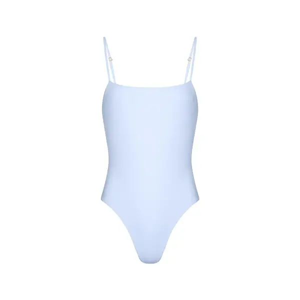 PIANELLA'S Harmony Square-neck One-piece Swimsuit - White