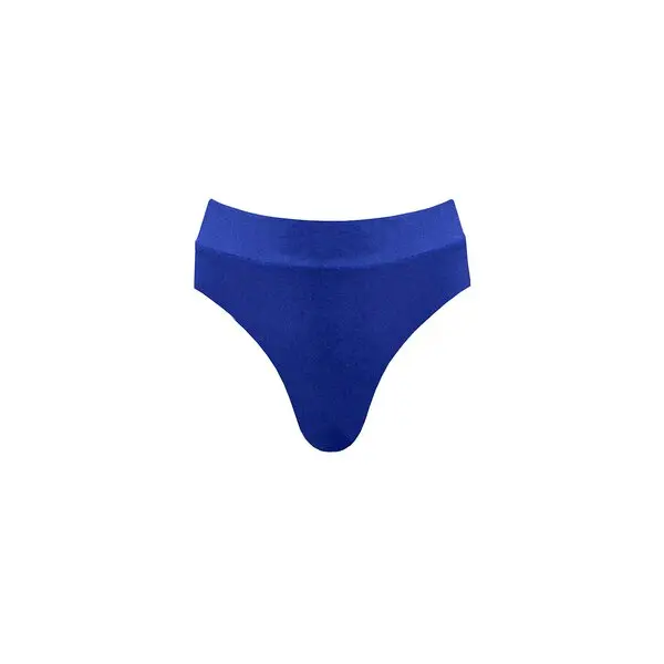 MONARCH Stella High Waisted Bikini Bottom Ultramarine - Blue