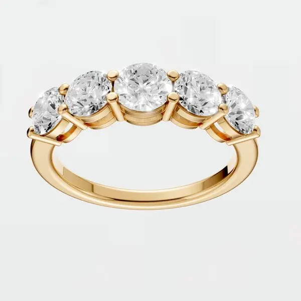 AYA FINE JEWELRY 1.76 Tcw Emerald Cut Lab Diamond Halo Ring In 14k Gold - Yellow