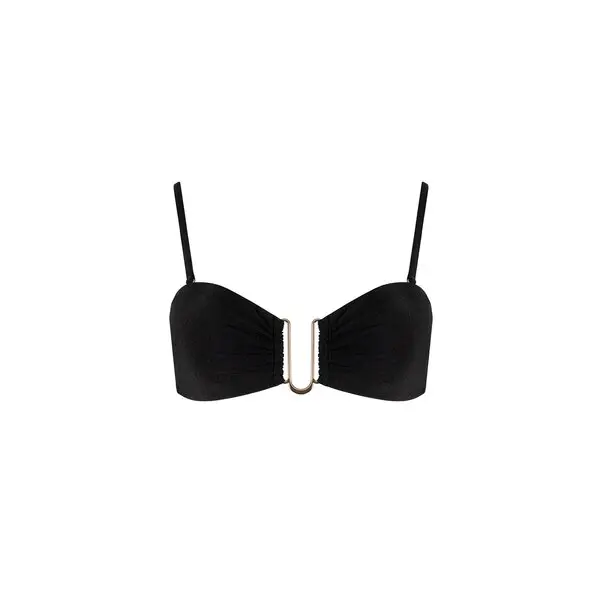 MONARCH Cindy Bandeau Bikini Top - Black