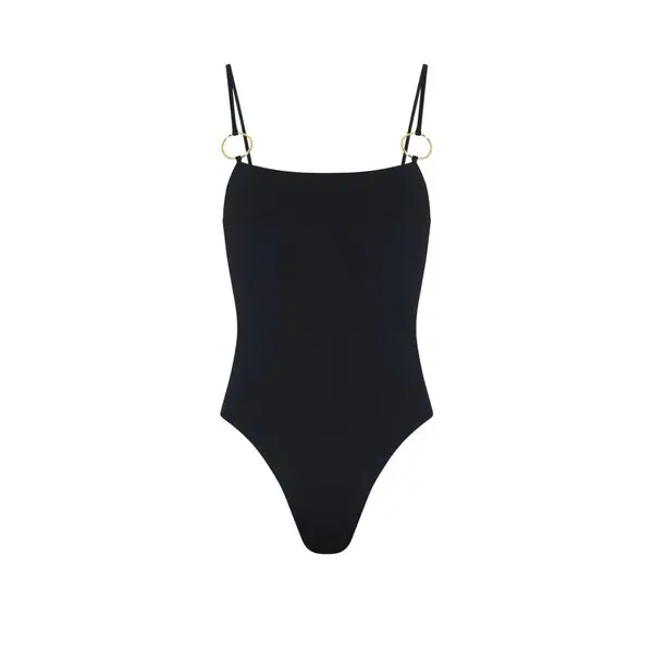PIANELLA'S Ilio O-ring One-piece Swimsuit - Black