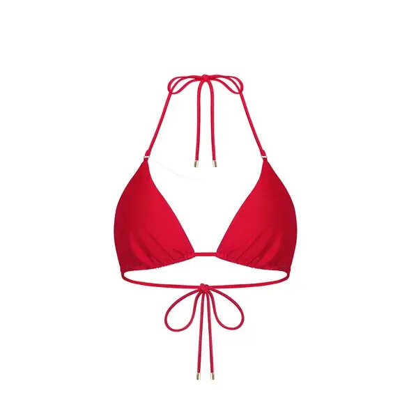 MONARCH Kaia Triangle Bikini Top - Red