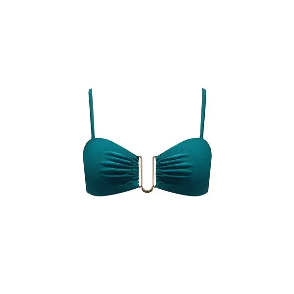 MONARCH Cindy Bandeau Bikini Top Emerald - Green