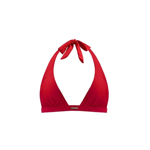 MONARCH Gisele Halter Neck Bikini Top - Red