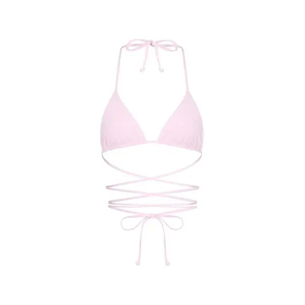 PIANELLA'S Soulmate Wrap-around Triangle Bikini Top – Light - Pink
