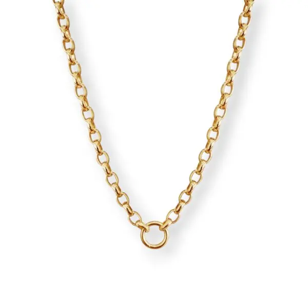 ALEXIE OF ATHENS Gaia Charm Chain Necklace - Gold