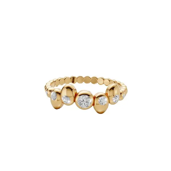 AYA FINE JEWELRY Emerald Cut Lab Grown Diamond Halo Ring In 14k Gold - Yellow