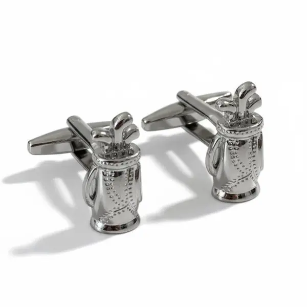 LATELITA Golf Clubs Cufflinks - Silver
