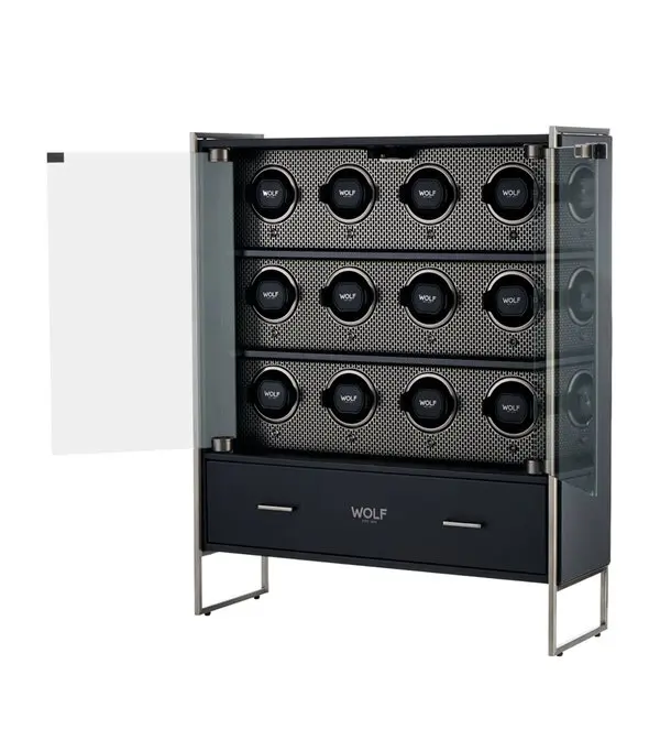 Wolf Axis 12-piece Watch Winder Cabinet