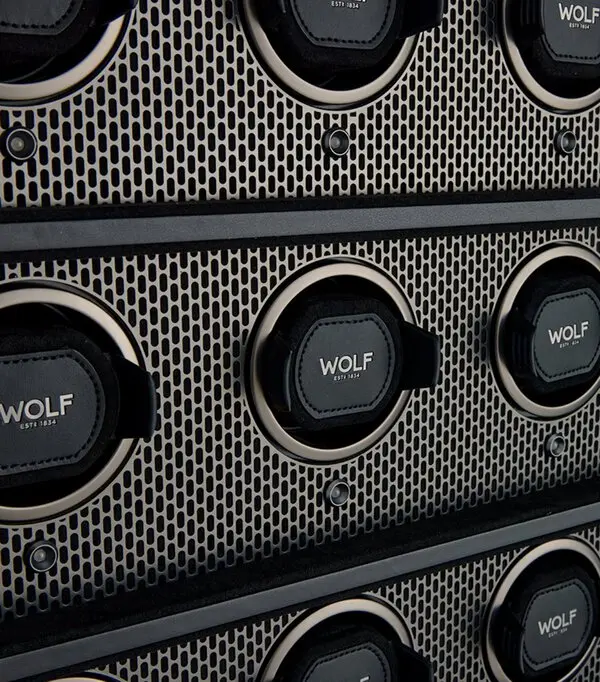 Wolf Axis 12-piece Watch Winder Cabinet