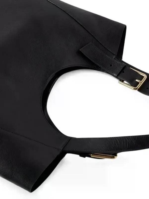 Furla Large Dora Buckle-detail Leather Tote Bag