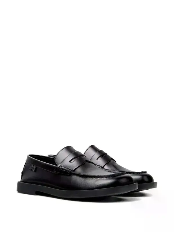 Camper Don Leather Loafers - Black