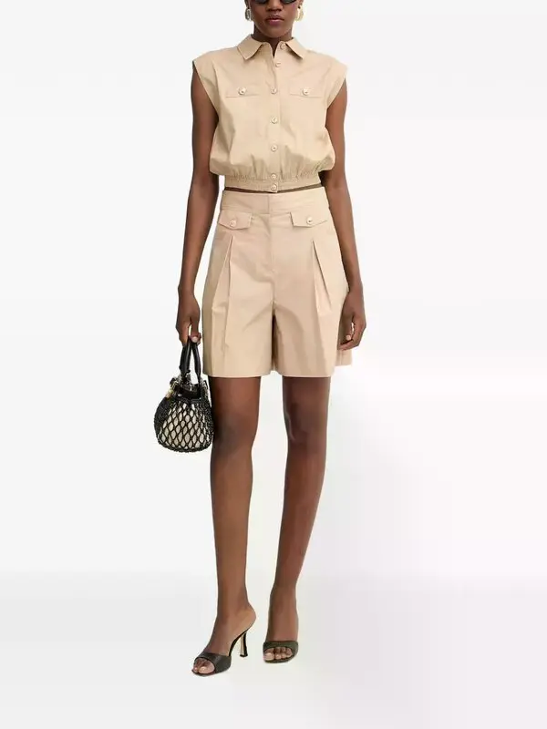 TWINSET Sleeveless Elasticated-waist Shirt