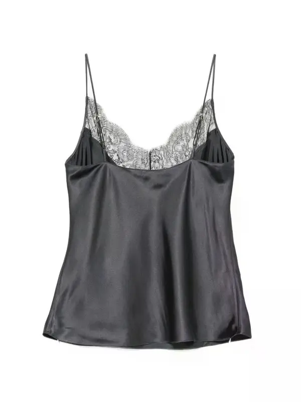 Carine Gilson Lace Trim Camisole