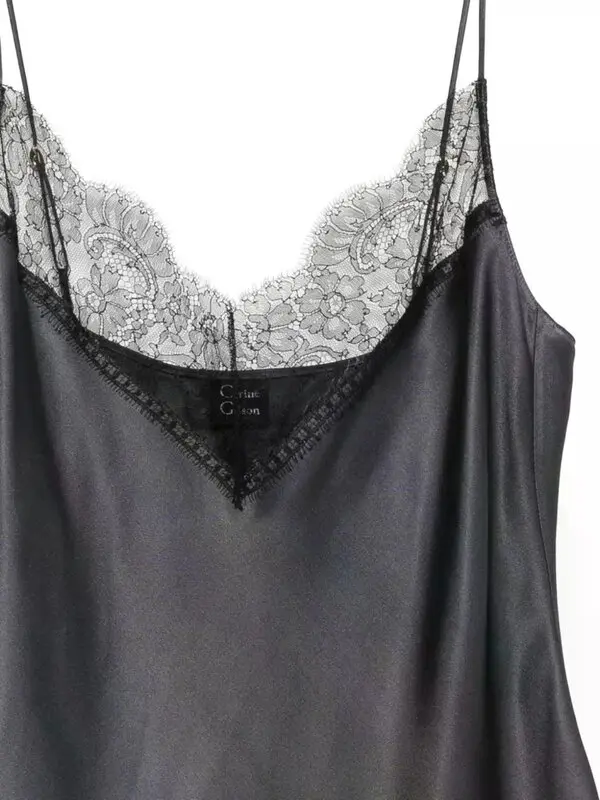 Carine Gilson Lace Trim Camisole