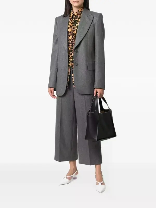 Stella McCartney Logo Perforated Logo-detail Tote Bag - Black