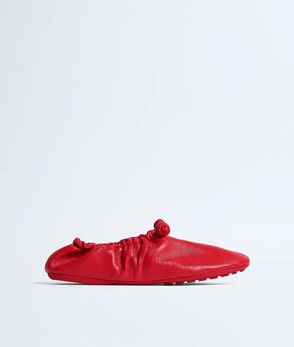 Bottega Veneta Fantasmina Ballerina - Cardinal