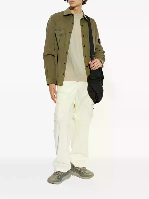 Stone Island Logo-patch Long-sleeve Sweater