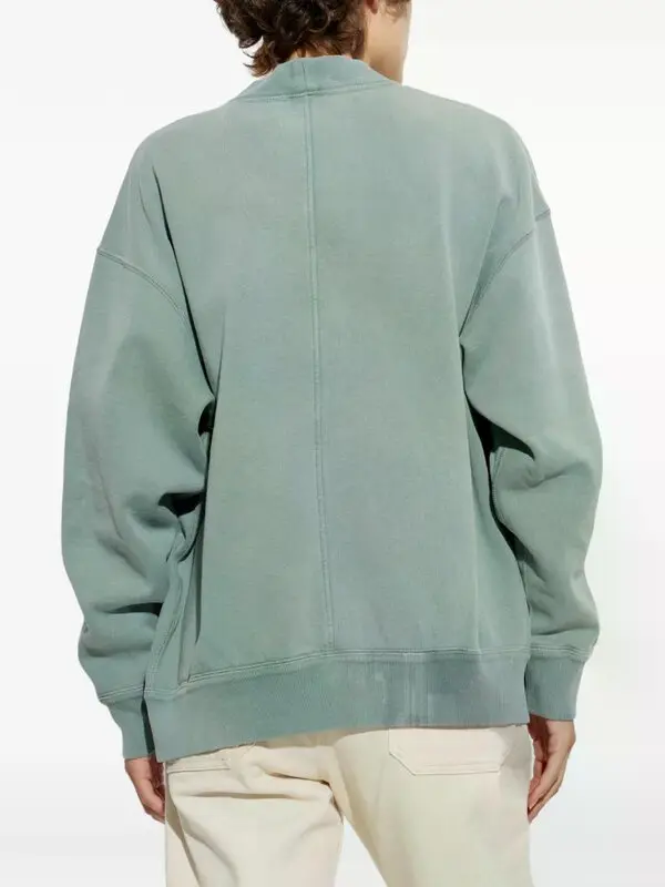 MARANT ETOILE Stephy Logo-embroidered Cardigan - Green