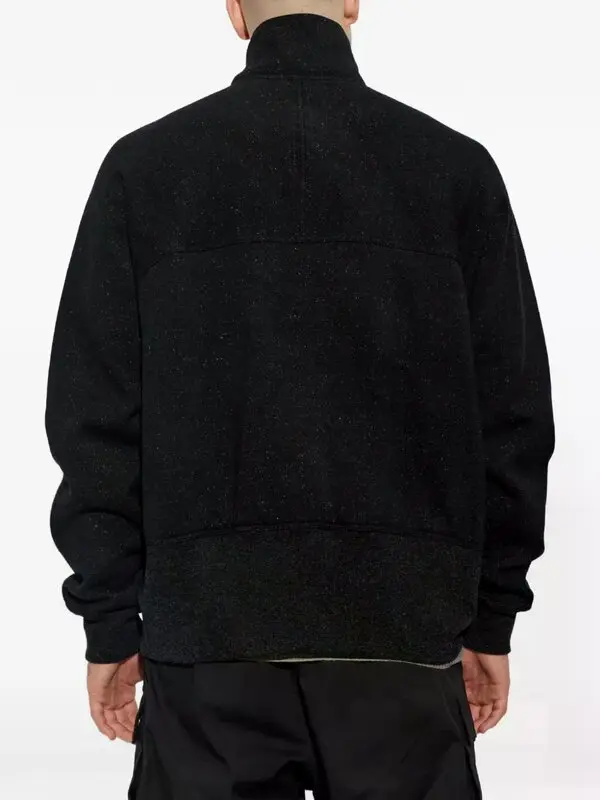 Rick Owens Stand-up Collar Zip-up Sweater