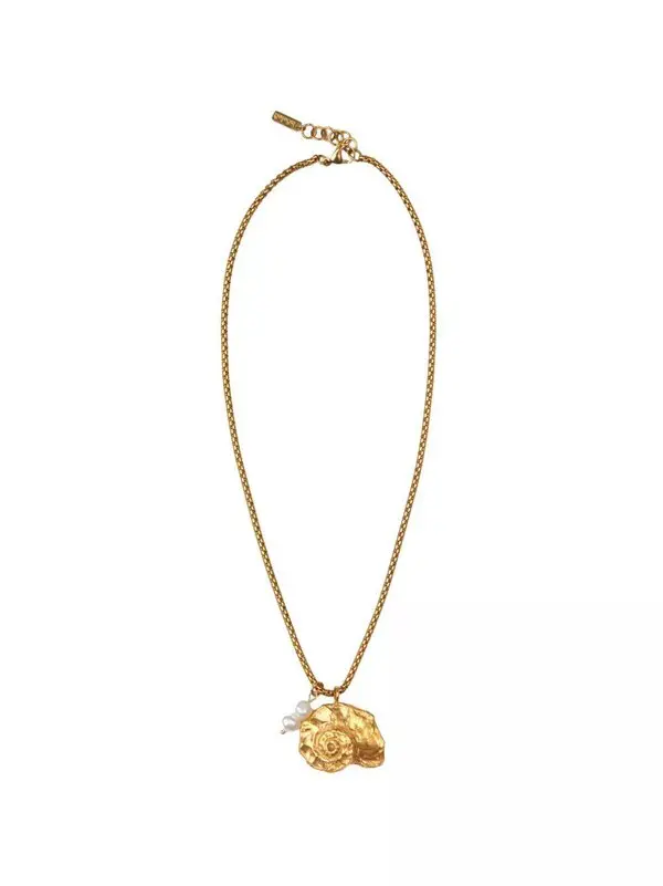 LABELLED JEWELLERY Marea Chain Pearl-pendant Necklace - Gold