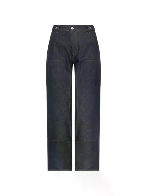 Victoria Beckham Multi-pocket Straight-leg Jeans - Blue