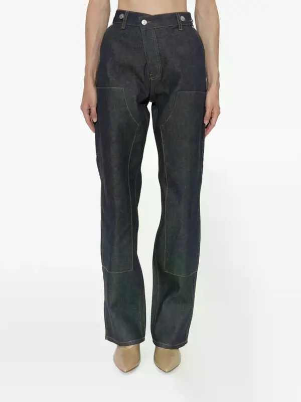 Victoria Beckham Multi-pocket Straight-leg Jeans