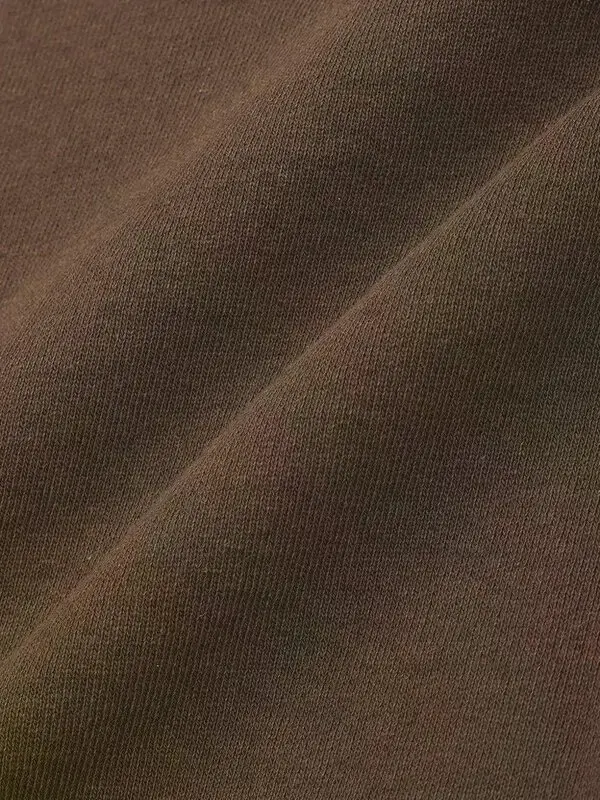 SPORTY & RICH Crest Disco Shorts - Brown