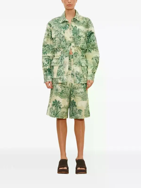 ALEMAIS Sara Toile De Jouy-print Jacket