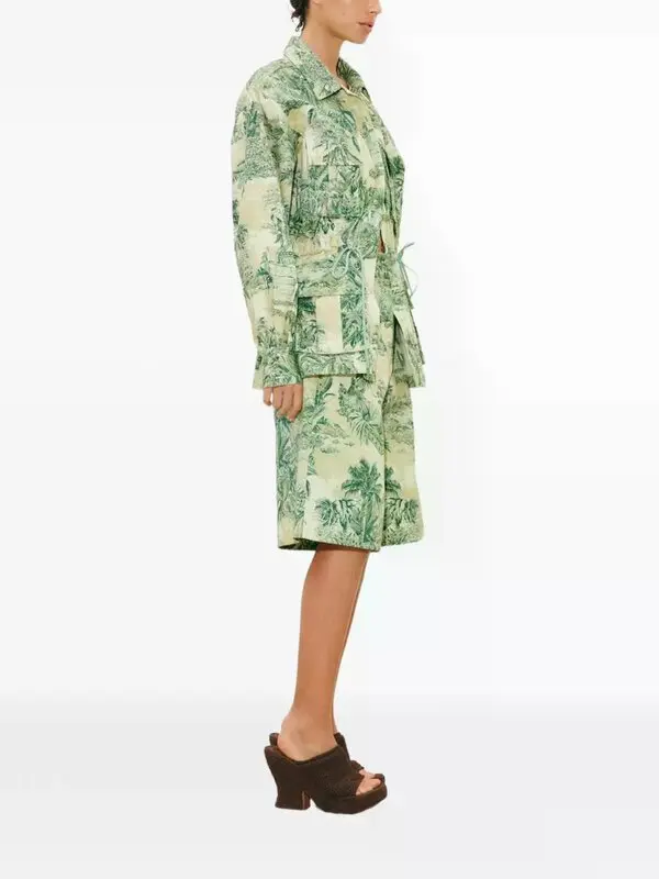 ALEMAIS Sara Toile De Jouy-print Jacket