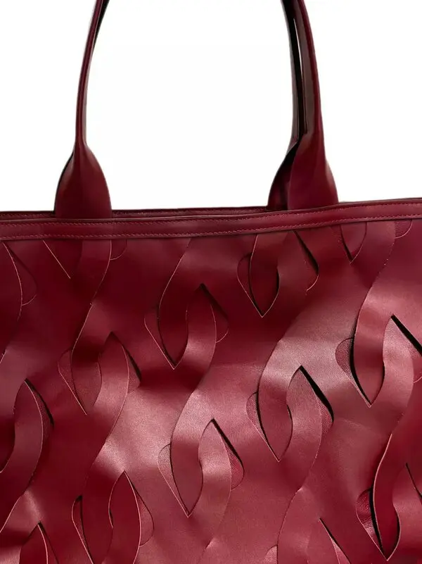 KATA SZEGEDI Roads Woven Leather Tote Bag