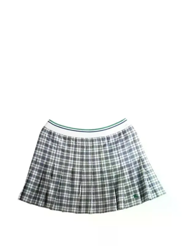 Burberry Check-pattern Pleated Mini Skirt