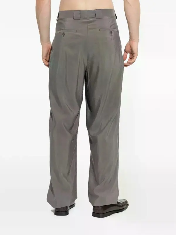 Giorgio Armani Pleated Straight-leg Trousers